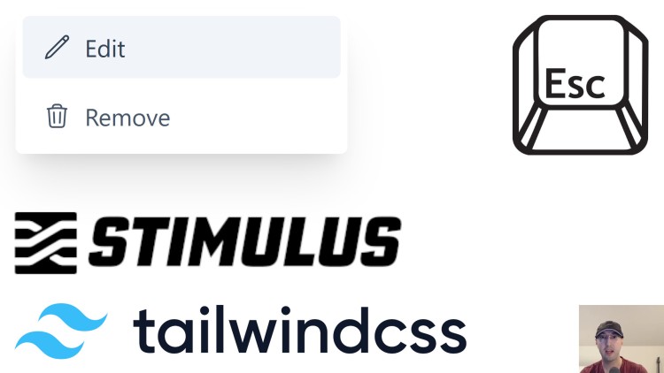 A Dropdown Menu Using Stimulus And Tailwindcss With Escape Key Support — Nick Janetakis