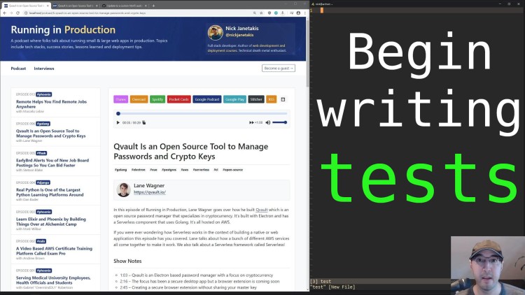 Live Demo How To Begin Writing Tests In An Untested Code Base Nick