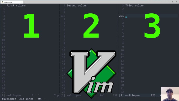 Open a File with Multiple Columns Scrolled to Specific Lines with Vim — Nick Janetakis